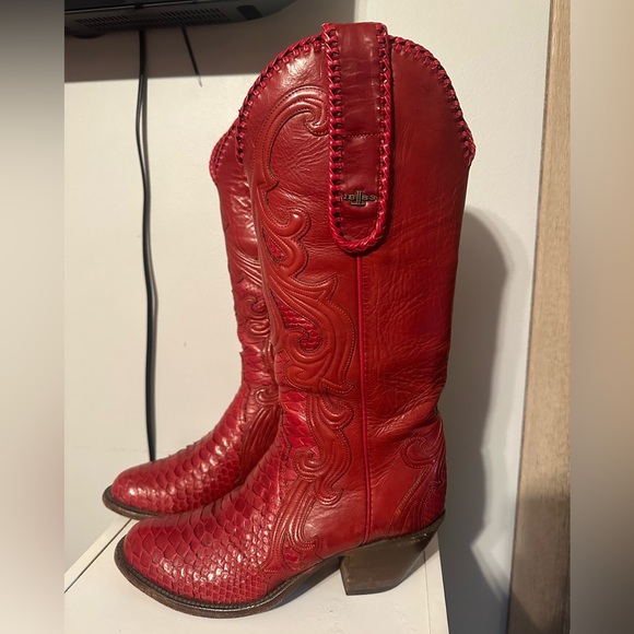 Lucchese | Shoes | Lucchese Cowboy Boots Snakeskin Reptile | Poshmark